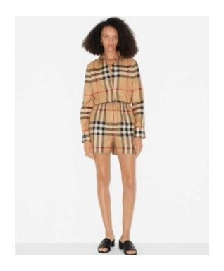 Burberry Vintage Check Elasticated Waistband Shorts