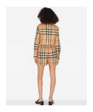 Burberry Vintage Check Elasticated Waistband Shorts