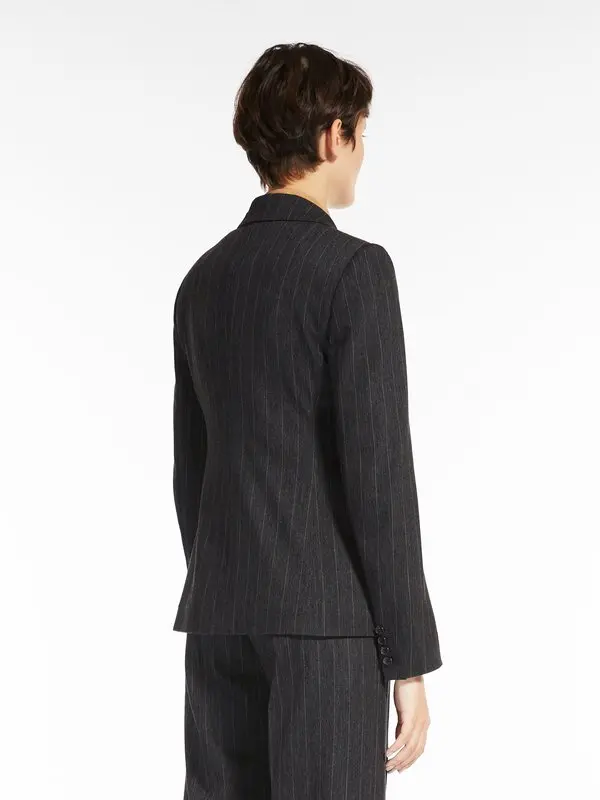 Max Mara Pinstriped Double-breasted Blazer