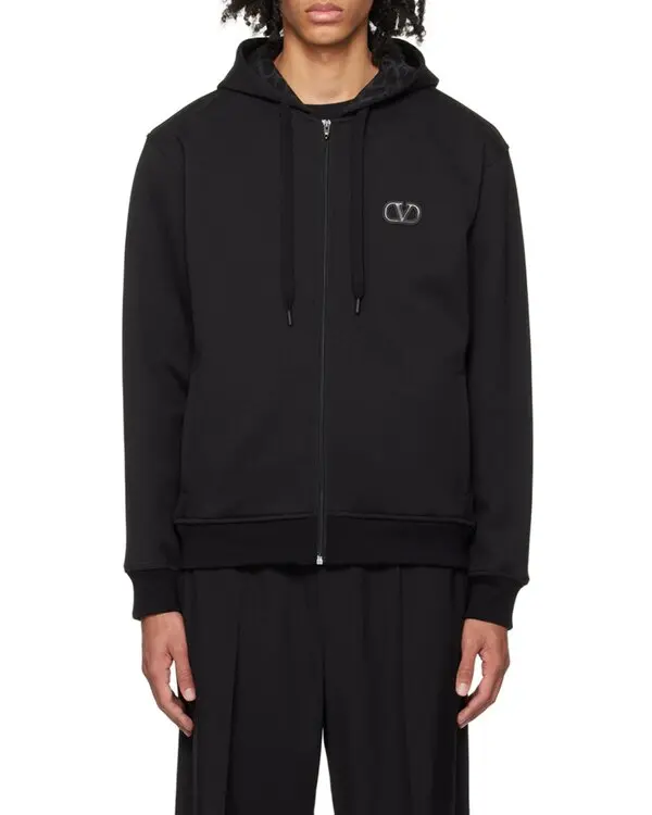Valentino Garavani Toile Iconographe Printed Zip-up Hoodie