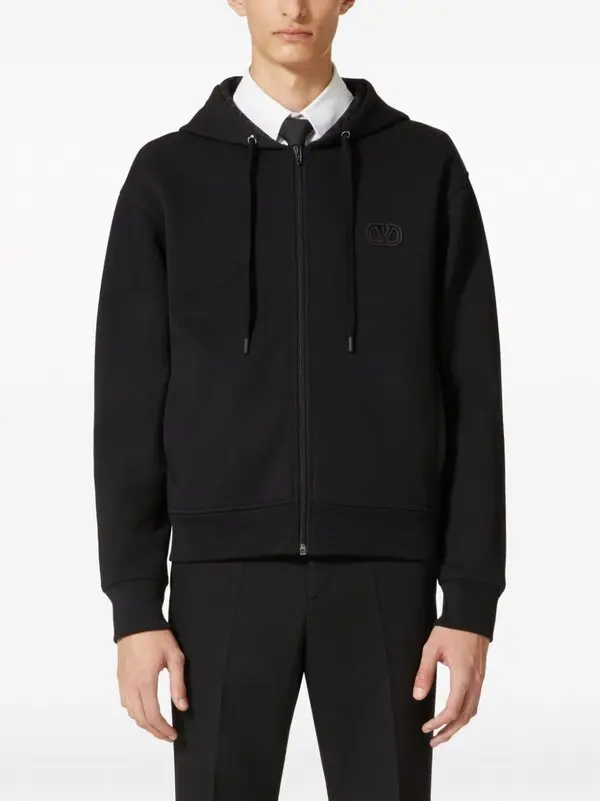 Valentino Garavani Toile Iconographe Printed Zip-up Hoodie