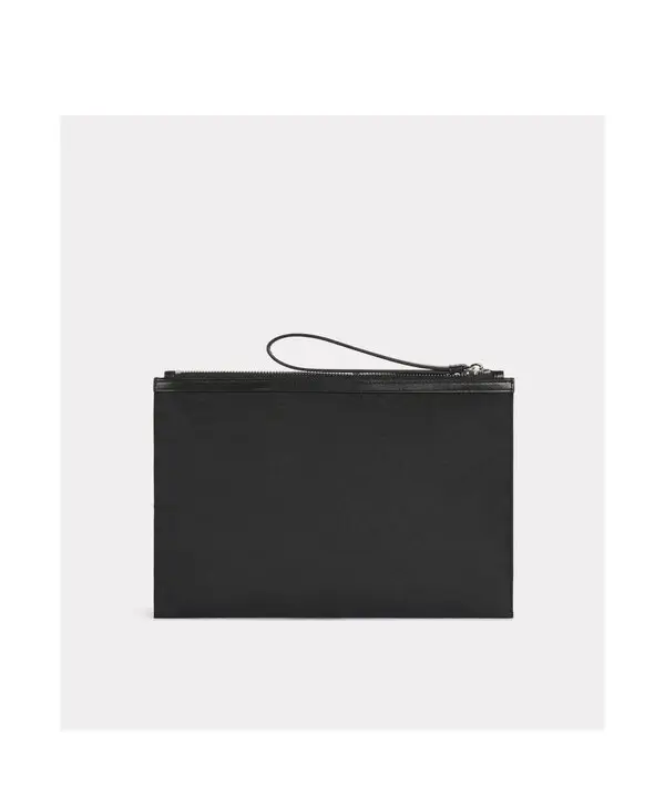 Kenzo Varsity Zipped Clutch Bag With Tiger Pattern