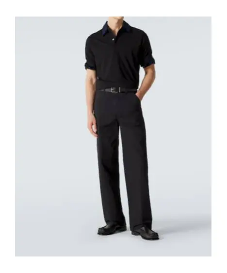 Dries Van Noten Cotton Straight Pants