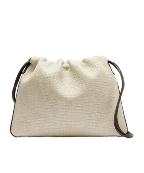 Brunello Cucinelli Mini Canvas Crossbody Bag