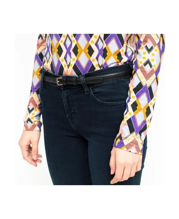 Prada Saffiano Slim Belt
