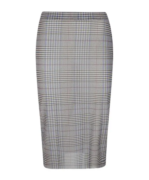THE FRANKIE SHOP Plaid Midi Skirt