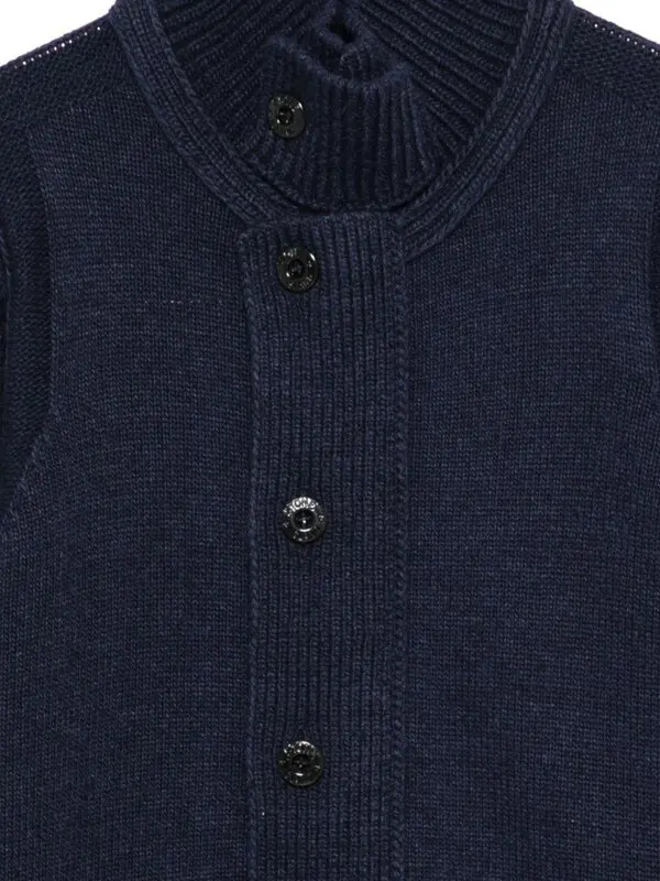 Stone Island Logo-patch Button-up Cardigan
