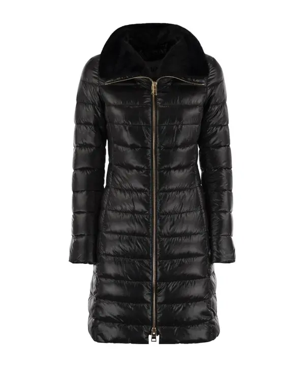 Herno Lapel Down Jacket - Black