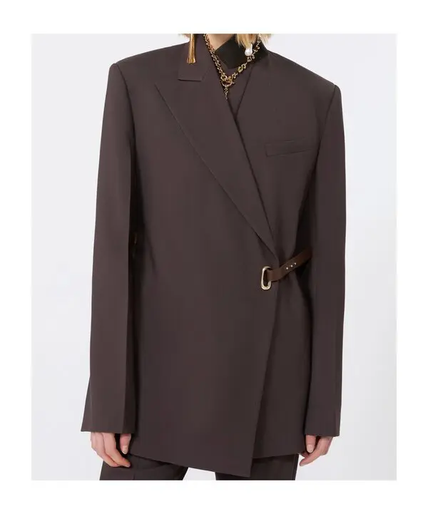 Sportmax Belted Wrap-style Blazer
