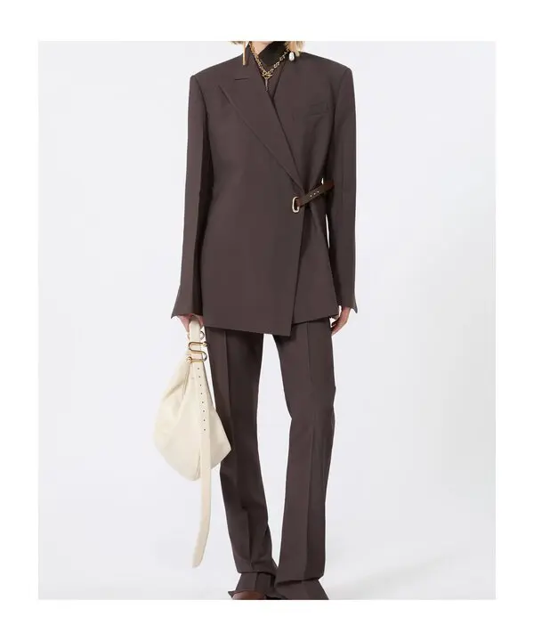 Sportmax Belted Wrap-style Blazer