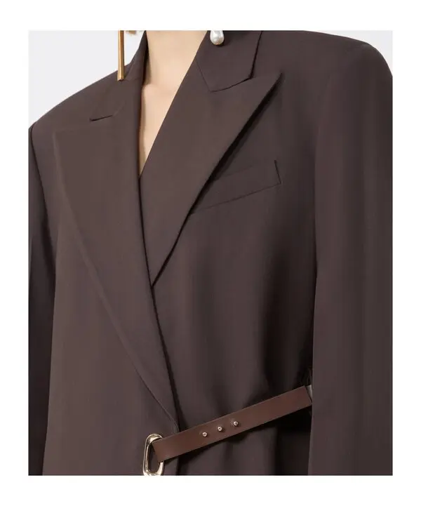 Sportmax Belted Wrap-style Blazer