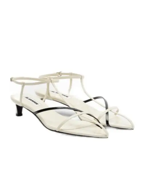 JIL SANDER Leather Sandals