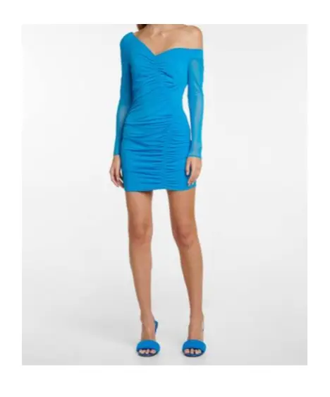 SELF-PORTRAIT Ruched Minidress