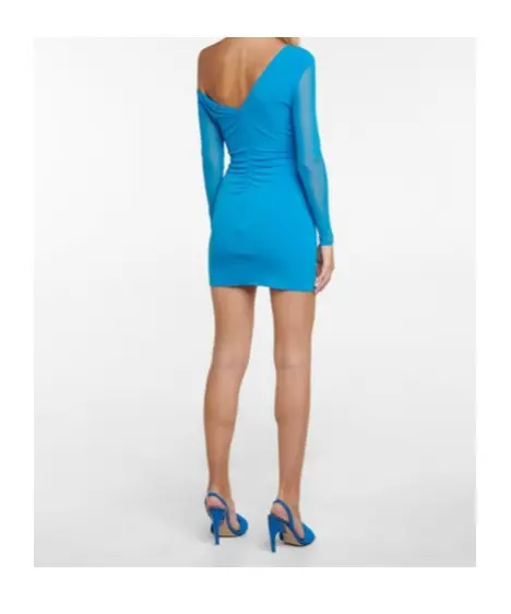 SELF-PORTRAIT Ruched Minidress