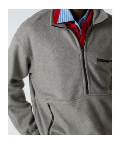 Auralee Silk Fleece Half-zip Sweatshirt