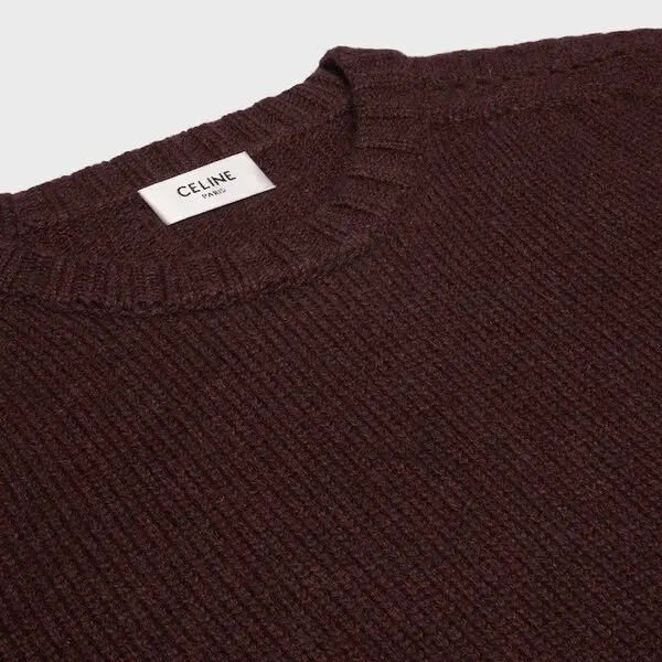 Celine Crewneck Sweater In Seamless Cashmere