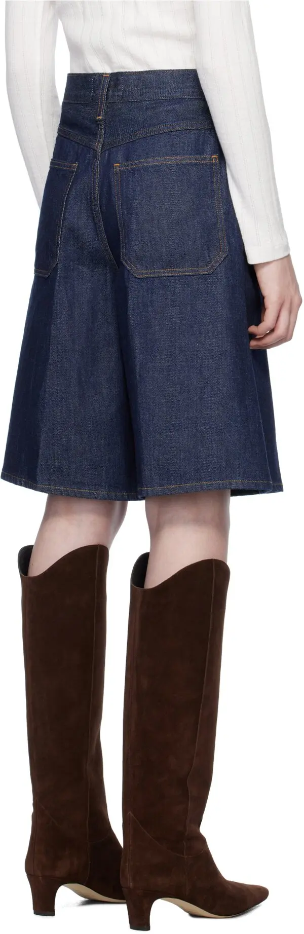 AGOLDE Nolan Straight Leg Denim Culottes