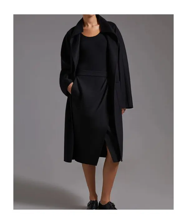 Max Mara Belted Stand-collar Coat - No