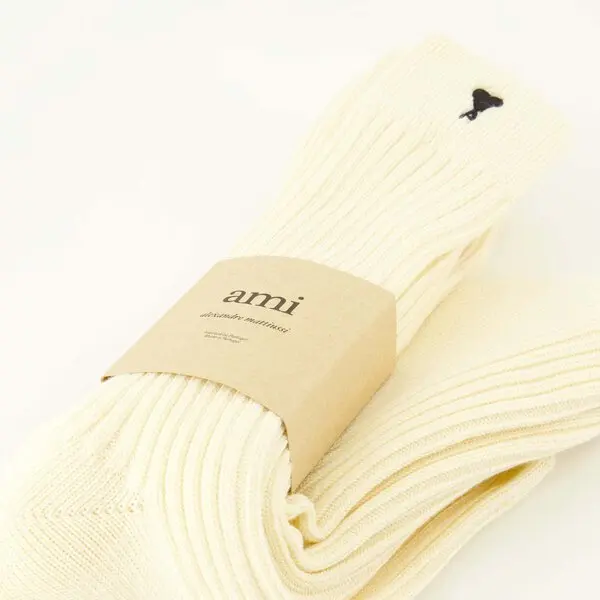 AMI Paris De Coeur Three Pack Socks