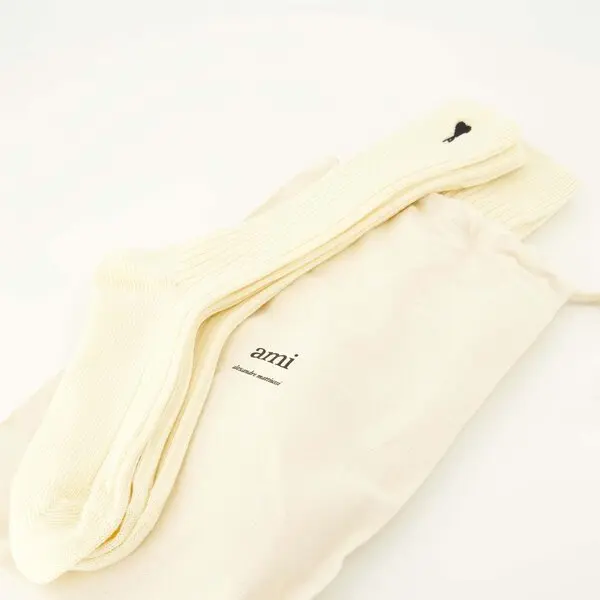 AMI Paris De Coeur Three Pack Socks