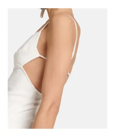 NENSI DOJAKA Bridal Cutout Crepe Gown
