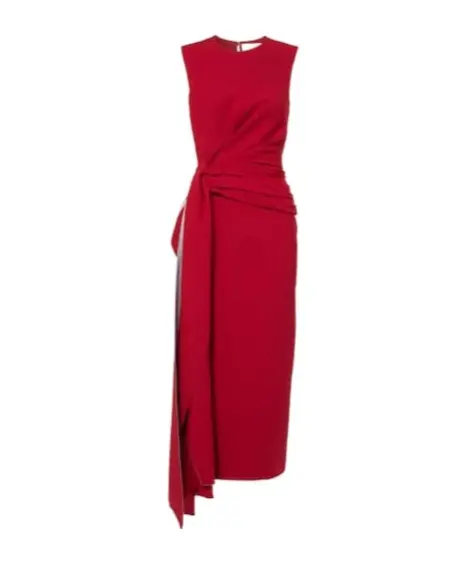 ROKSANDA Elham Draped Midi Dress