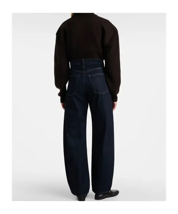 AGOLDE Luna High-waisted Denim Trousers