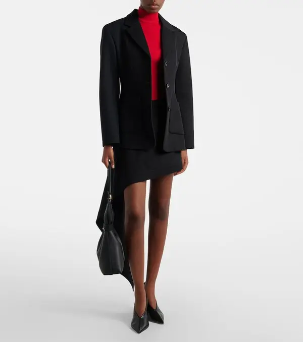 Loewe Origami Cubic Leather Pumps - Black