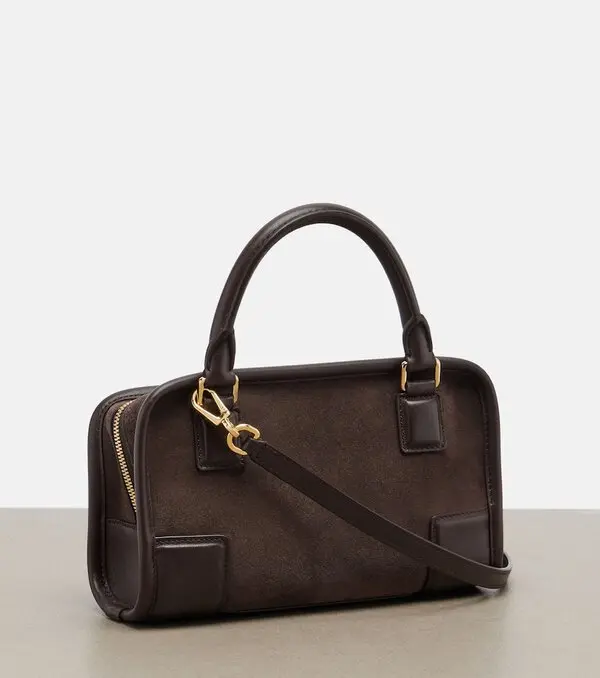 Loewe Amazona 180 Mini Suede Top-handle Bag