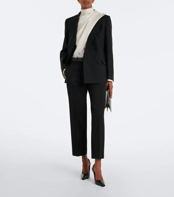 RÓHE Straight-leg Tailored Wool Blend Pants