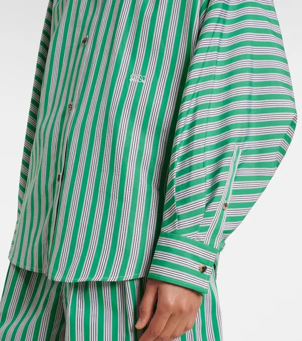 Loewe Striped Cotton Poplin Shirt