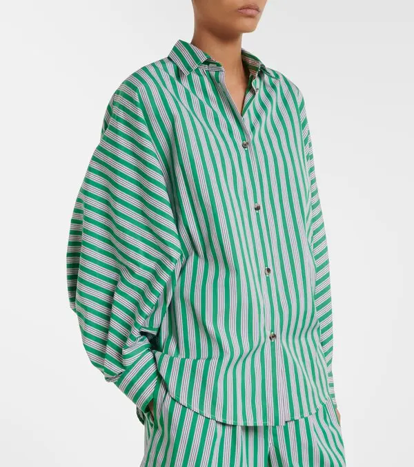 Loewe Striped Cotton Poplin Shirt