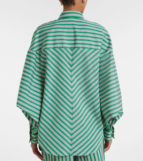 Loewe Striped Cotton Poplin Shirt