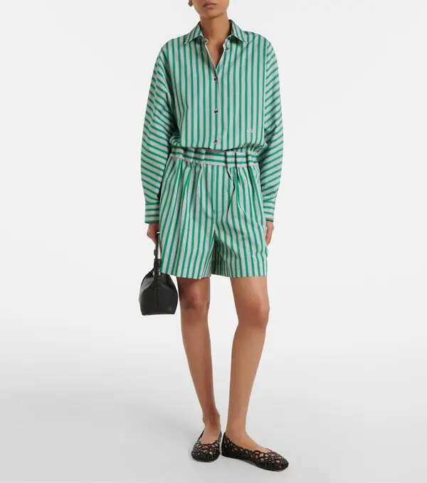 Loewe Striped Cotton Poplin Shirt