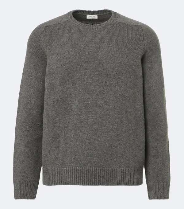 Saint Laurent Cashmere And Wool Sweater - Grey