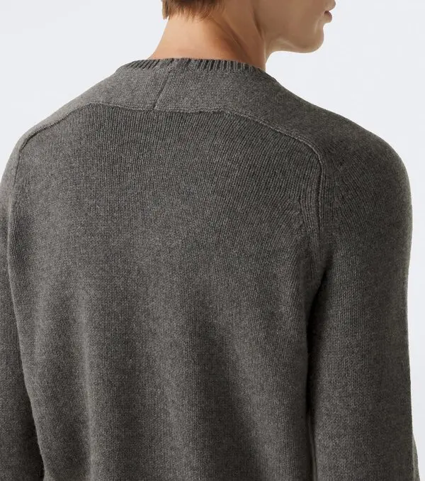 Saint Laurent Cashmere And Wool Sweater - Grey