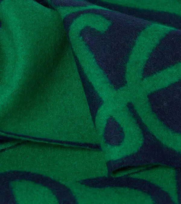 Loewe Anagram Wool And Cashmere Scarf