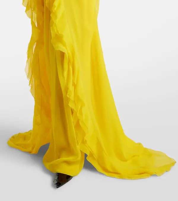 Givenchy Belted Silk Gown