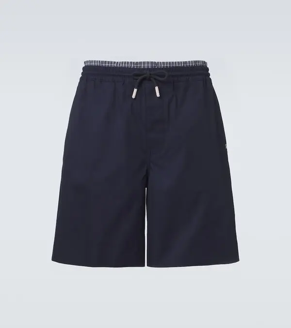 Loewe Cotton Bermuda Shorts - Blue