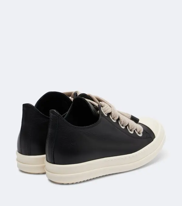 Rick Owens Jumbolace Leather Sneakers