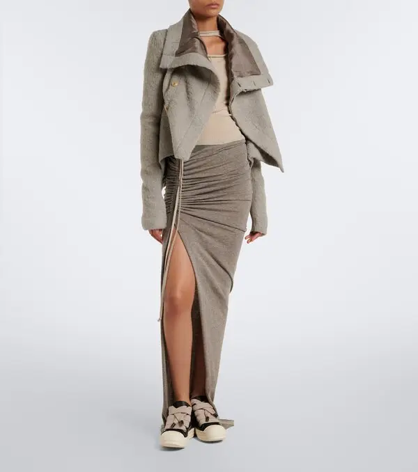 Rick Owens Jumbolace Leather Sneakers