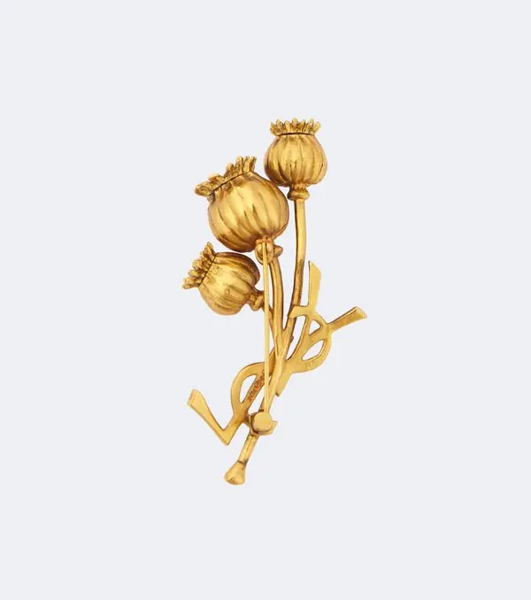 Saint Laurent Poppy Cassandre Brooch
