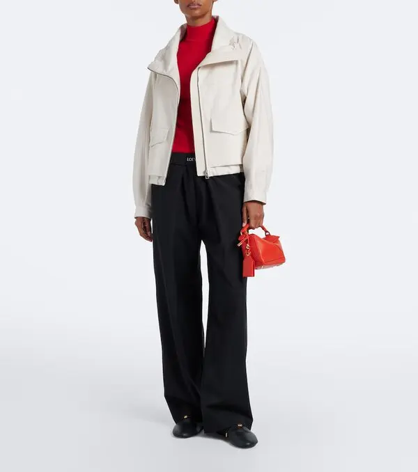 Loewe Puzzle Featherlight Mini Top-handle Bag - Orange