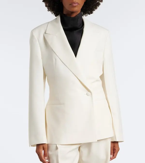 RÓHE Double-breasted Virgin Wool Blazer