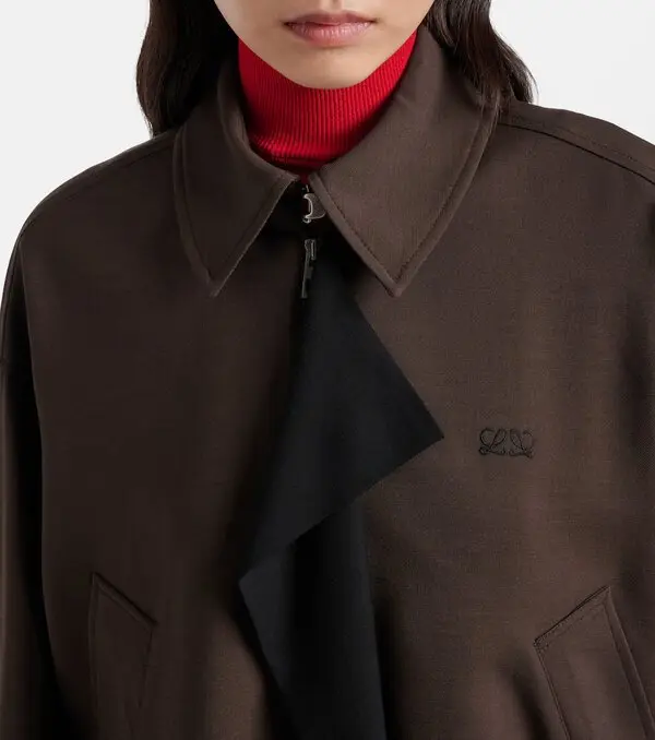 Loewe Double L Paneled Blouson Jacket