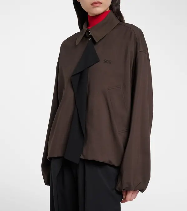 Loewe Double L Paneled Blouson Jacket