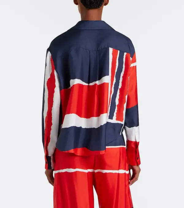 Loewe Printed Silk Twill Shirt