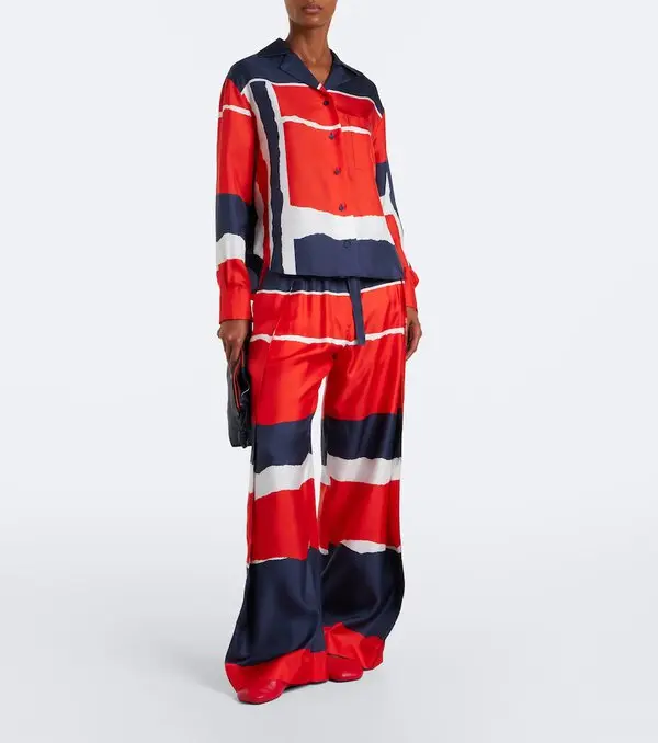 Loewe Printed Silk Twill Shirt