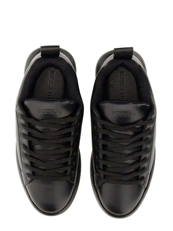 Bottega Veneta Leather Lace-up Sneakers