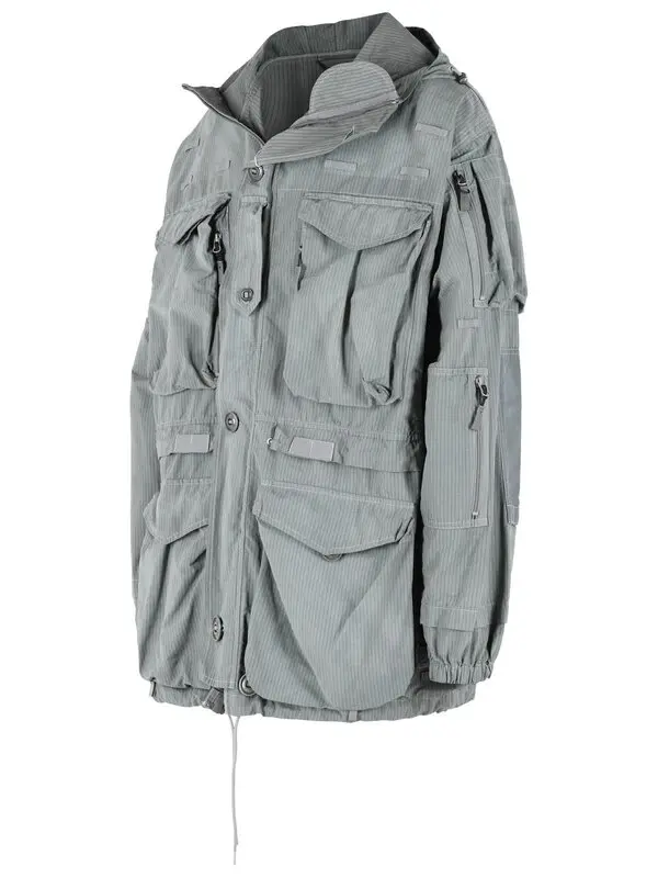 MAISON MARGIELA Hooded Parka With Multi-pocket Design